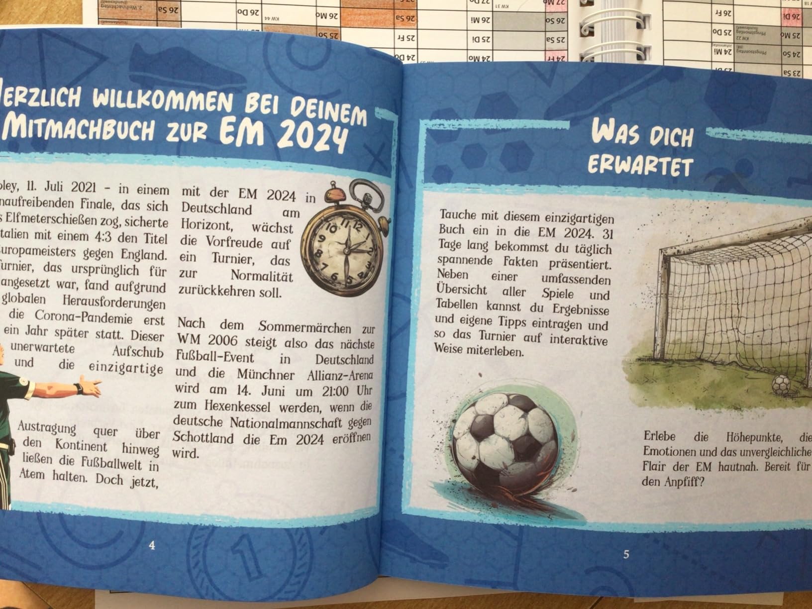 Das EM-Mitmachbuch 2024: Mit spannenden Fakten, großem EM-Quiz, Tipps ...