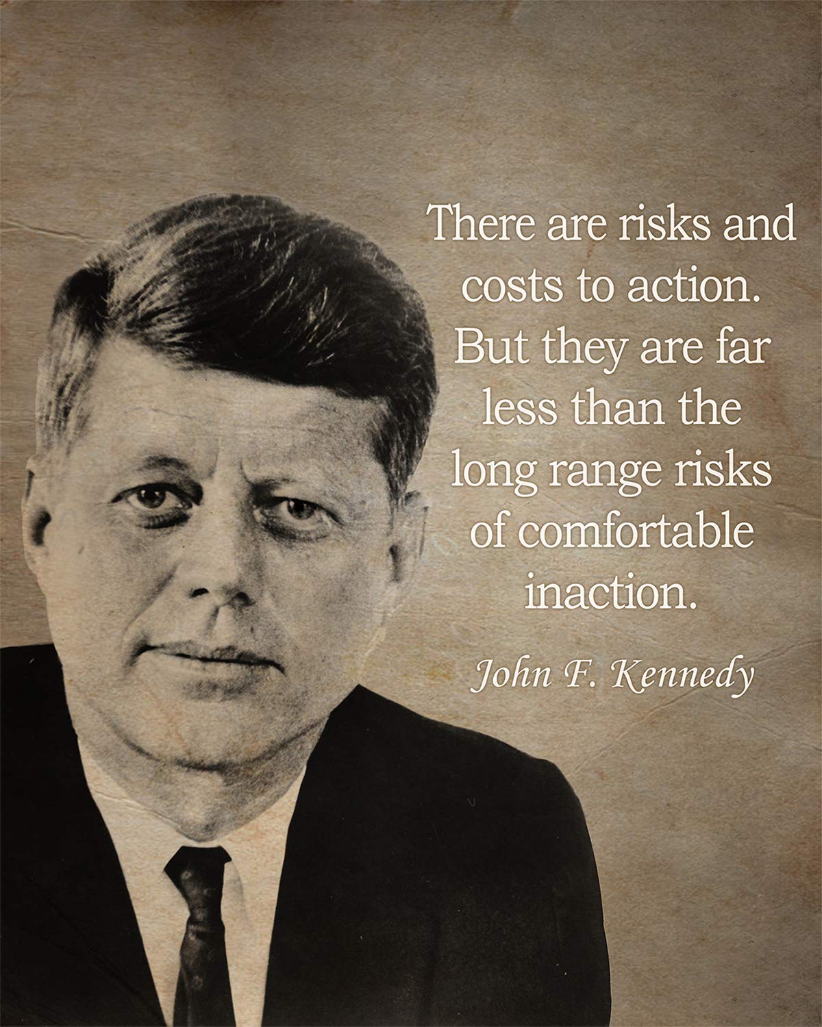 John Kennedy Art Quotes Quotes John F Kennedy' Poster, Picture, Metal