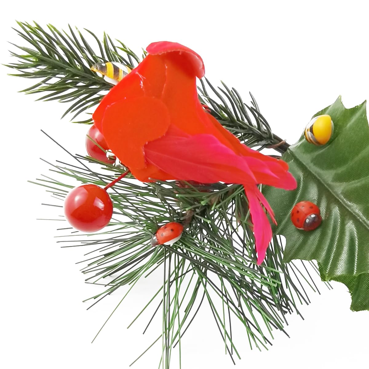 Snapklik.com : 20PCS Christmas Mini Cardinal Clip On Tree Ornaments ...