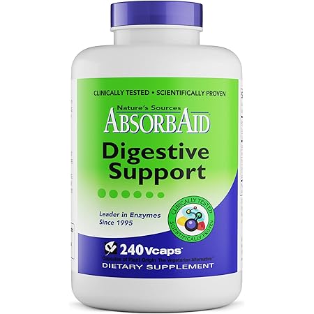 Amazon.com: AbsorbAid Digestive Enzymes 100 Grams, Proven to Increase ...