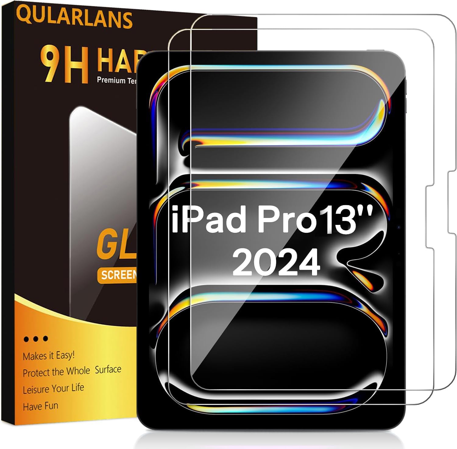 Amazon.com: Qularlans 2 Pack Screen Protector for iPad Pro 13 Inch M4 ...