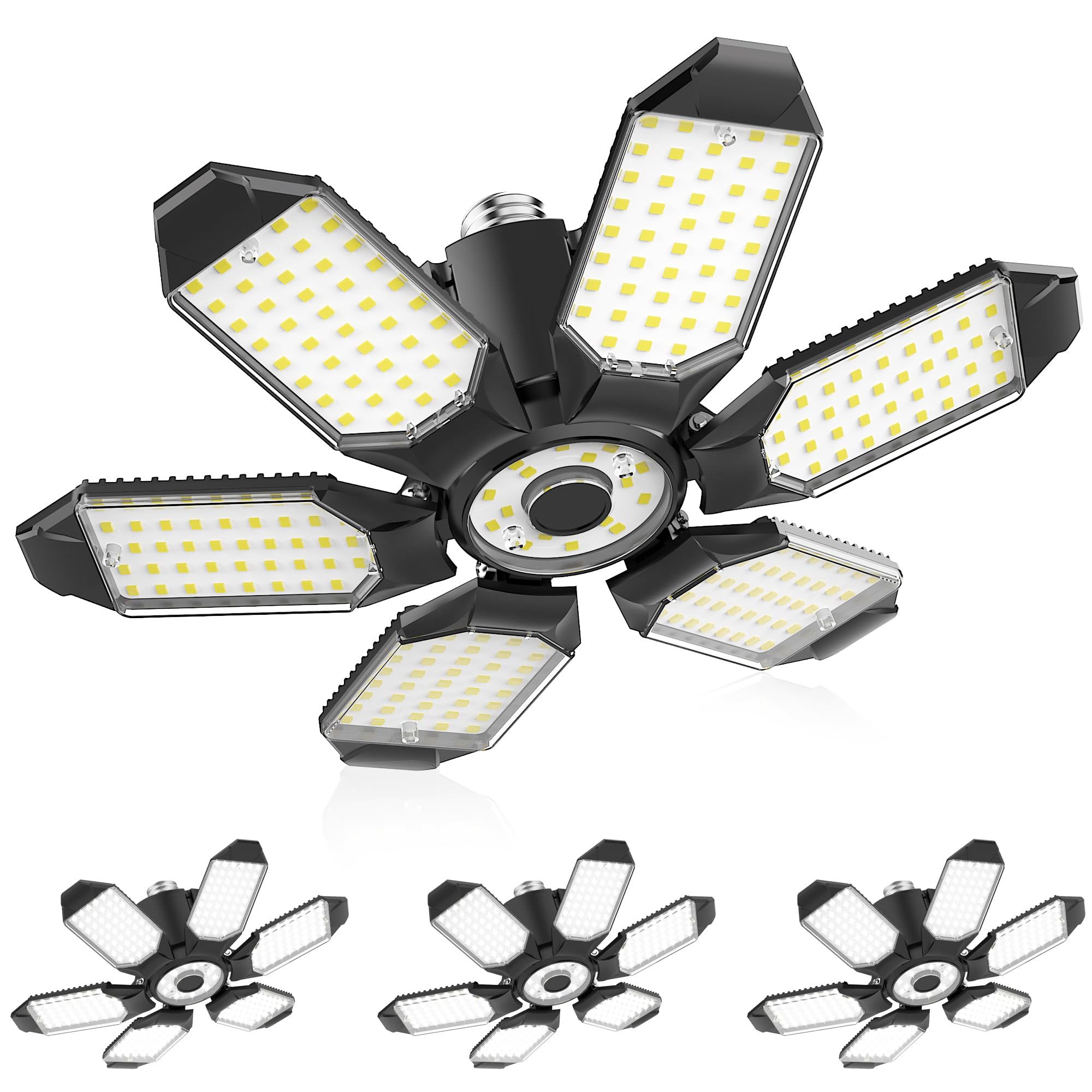 BRAINIAC 100W Super Bright LED Garage Light Bulb, Garage Lights Ceiling ...