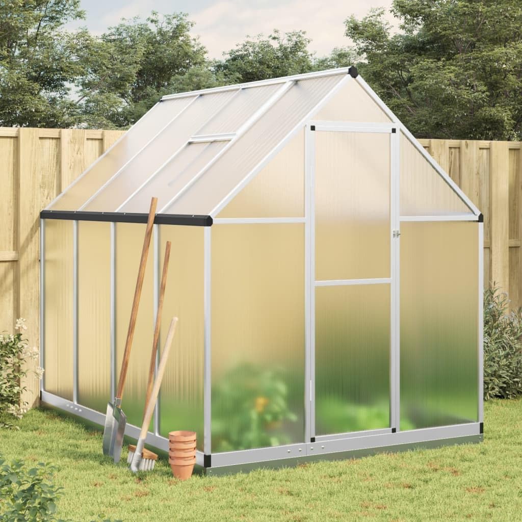 Capwee Greenhouse with Base Frame Polycarbonate Greenhouse DIY ...