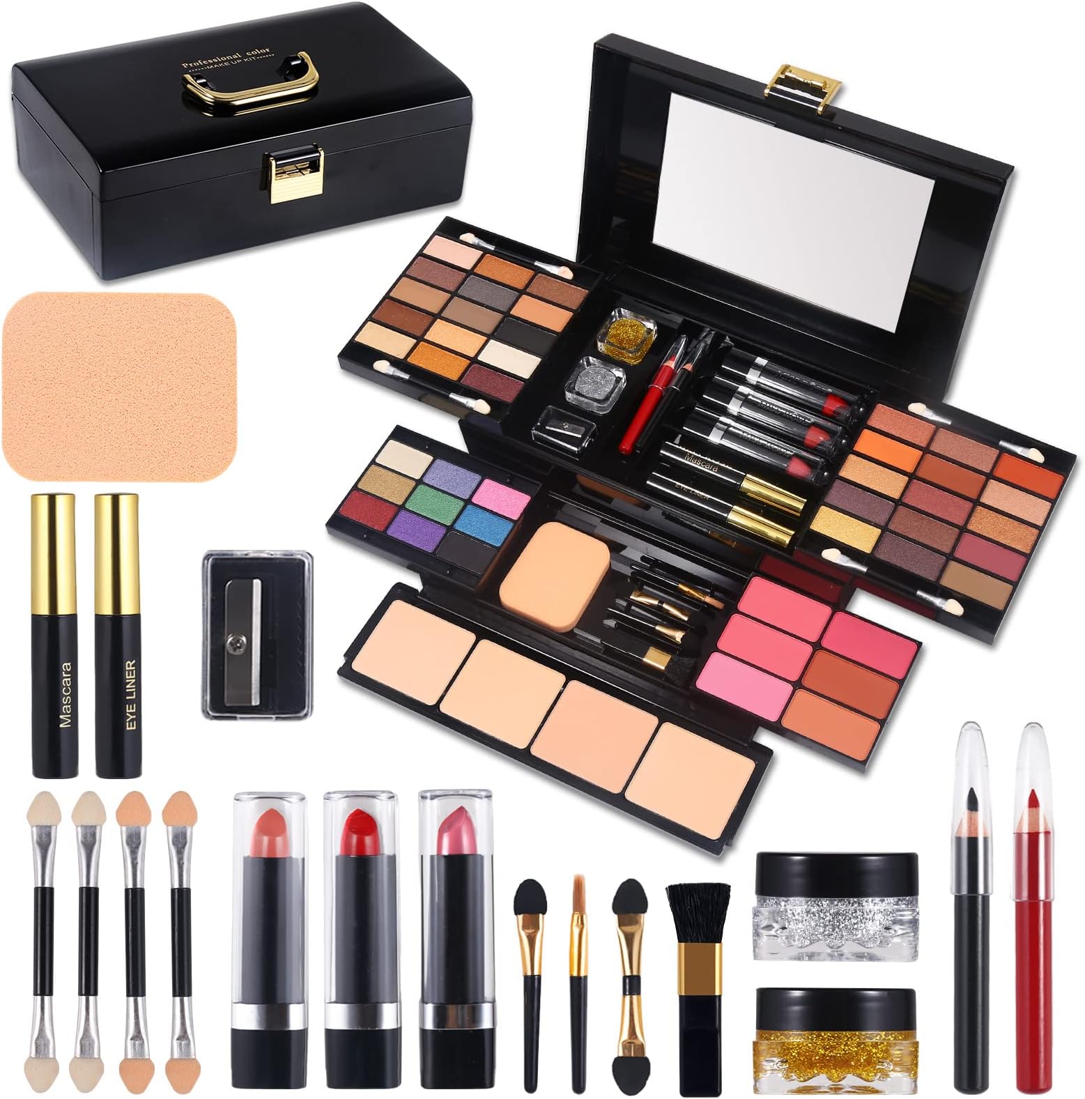 Amazon.com : Professional Makeup Kit for Women Girls Full Kit with ...
