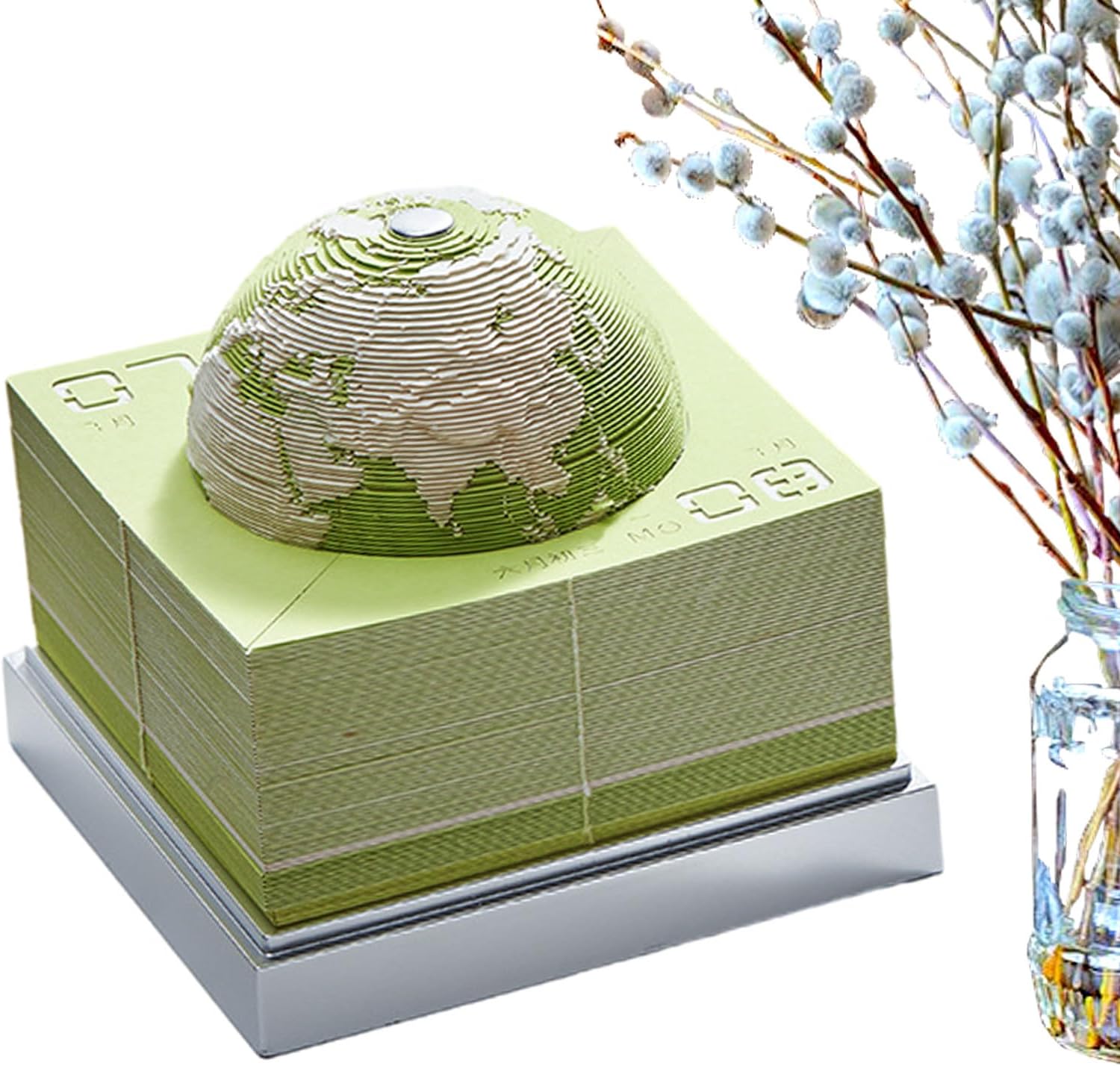 Amazon.com: Earth Calendar 2024, 3D Desk Calendar 2024, Tear-Away 3D ...