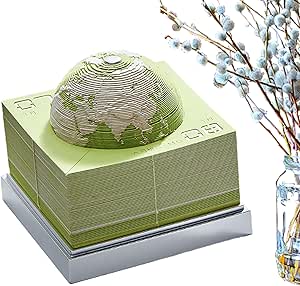 Amazon.com: Earth Calendar 2024, 3D Desk Calendar 2024, Tear-Away 3D ...