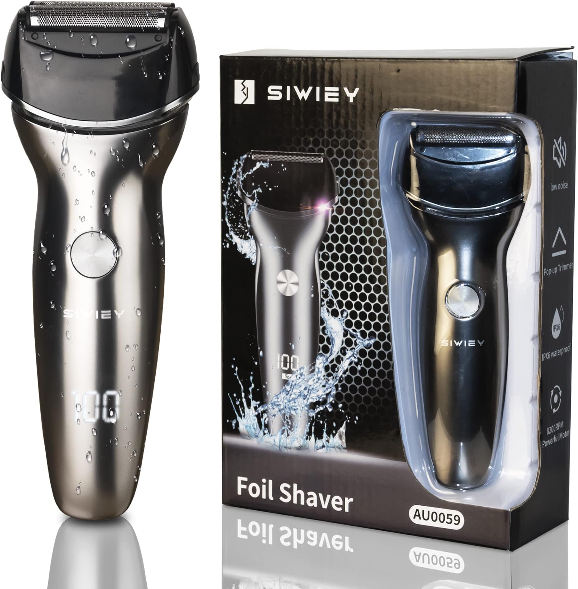Amazon.com: Foil Shaver for Men, Rechargeable Electric Razor, Wet and ...