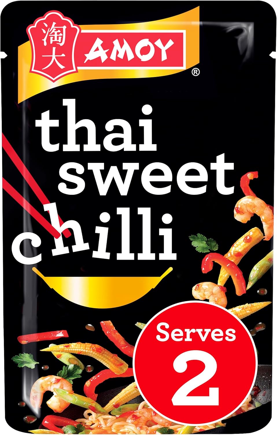 Amoy Sweet Thai Chilli Stir Fry Sauce, 120g : Amazon.co.uk: Grocery