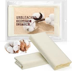 Amazon.com: Unbleached Organic Cotton Wool Flannel for Castor Oil Pack ...