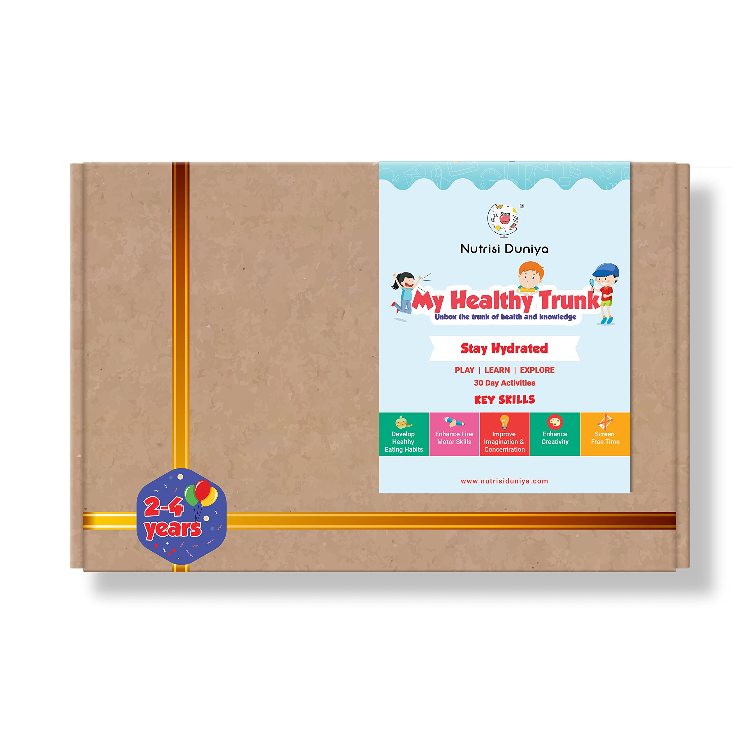 Buy My y Trunk Activity Box for Kids, Thematic Story Book, Flash Cards ...