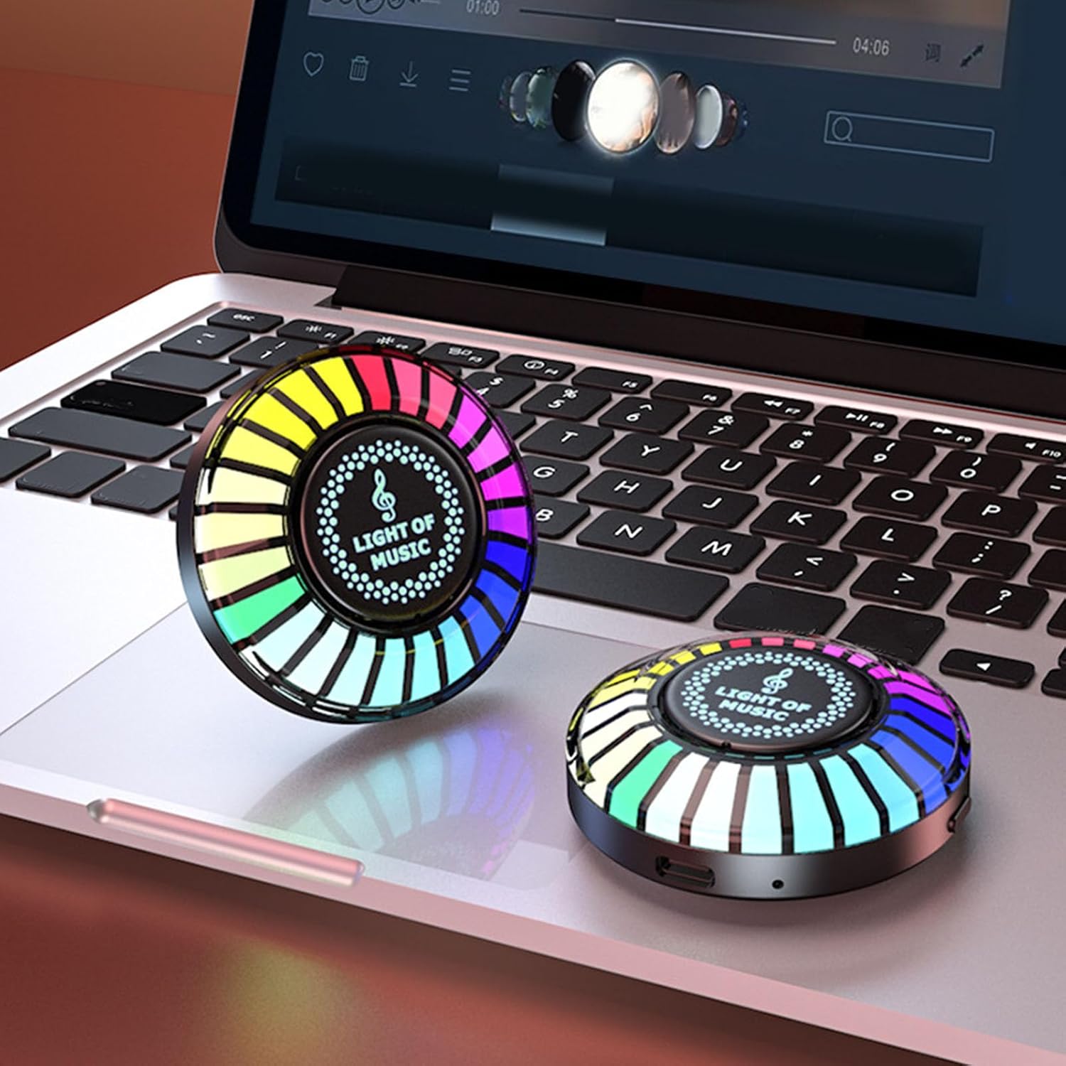 Amazon.com: Diyeeni Voice Activated RGB Colorful Magnetic Sound Control ...