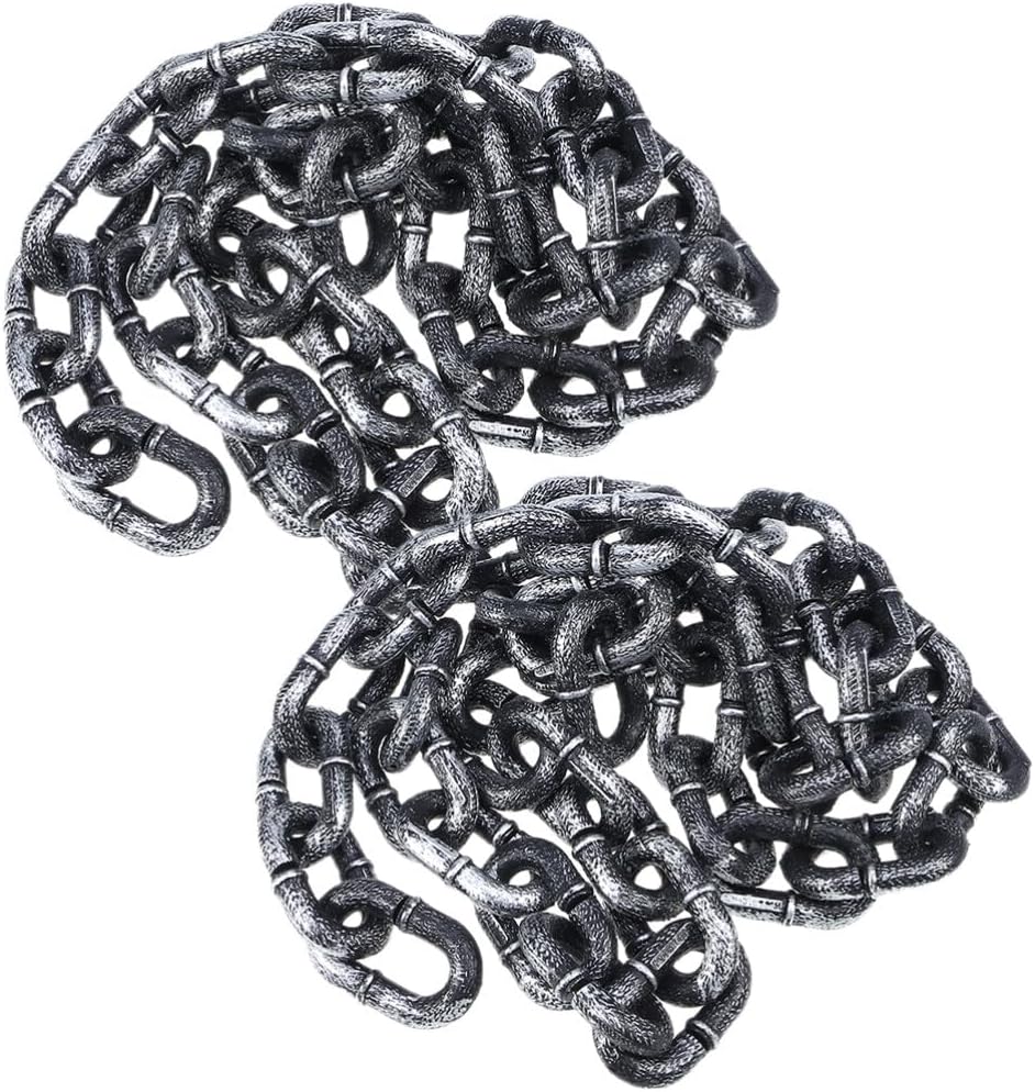 Amazon.com: 2pcs Chain Link Decor Barrier Chain Halloween Chain ...
