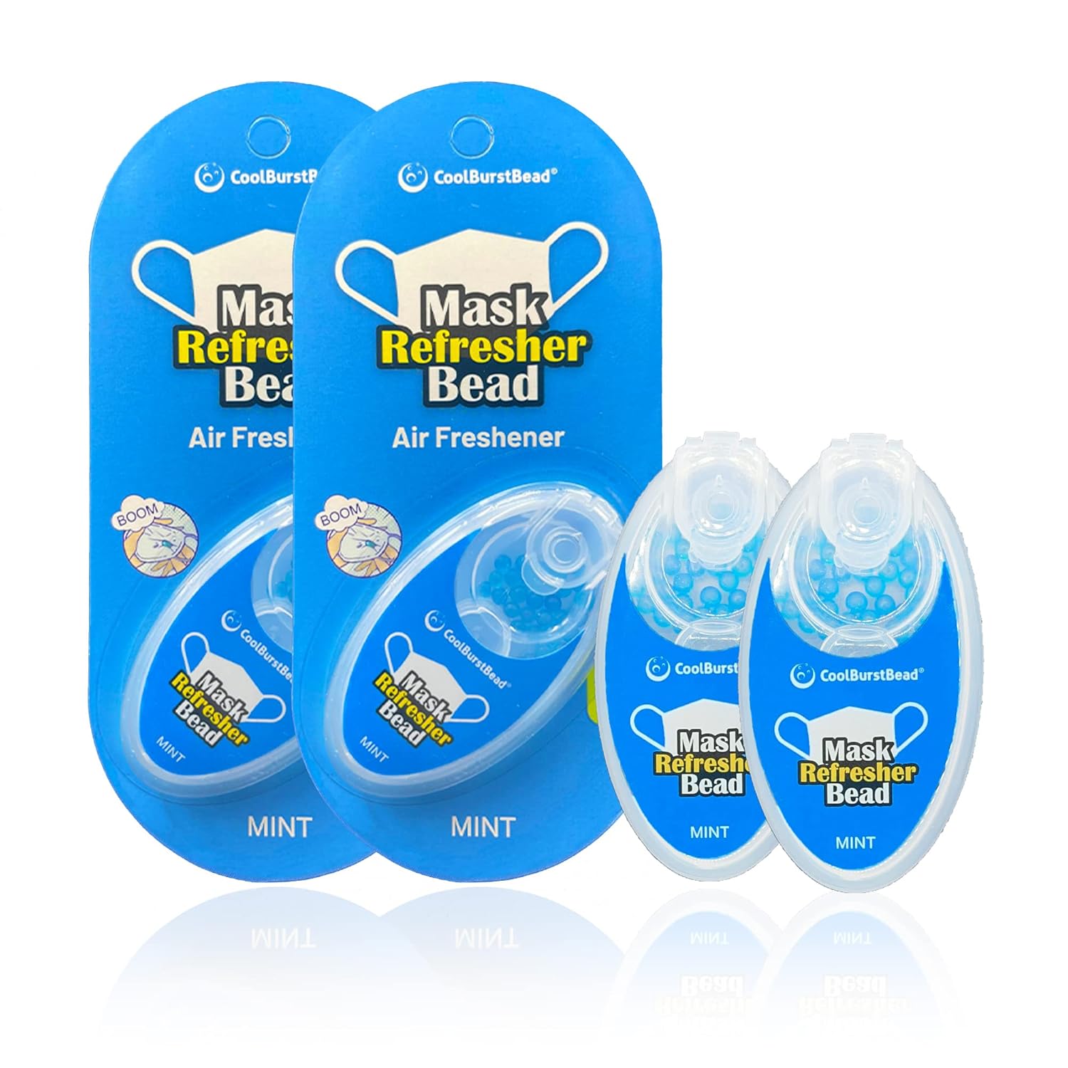 Amazon.com : CoolBurstBead Face Mask Refresher, Long-Lasting & Strong ...