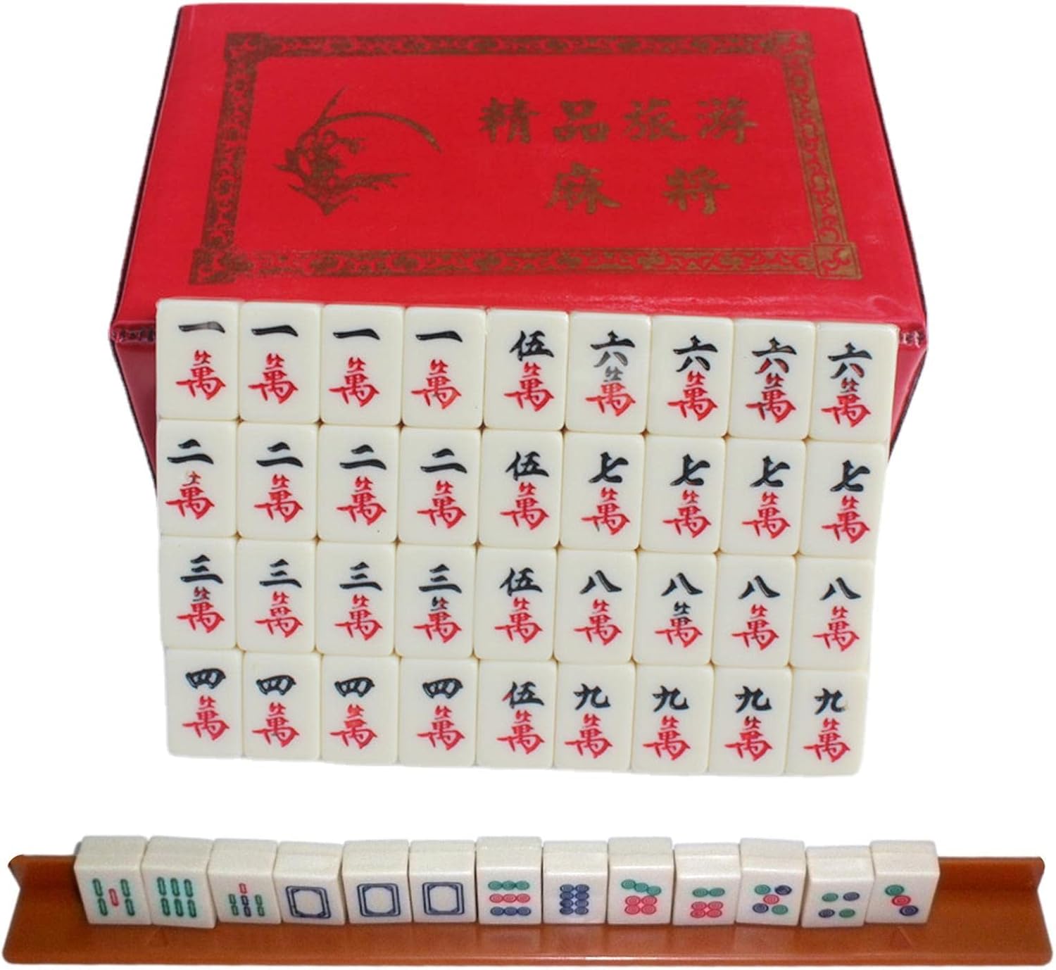 2 Set Chinese Mahjong,Classic Mahjong Set Family , Portable Mahjong Set ...