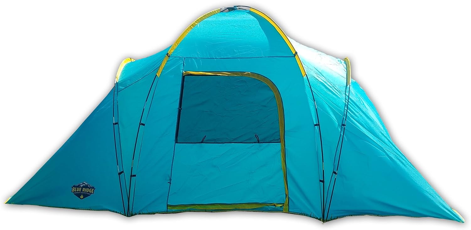 Amazon.com : Blue Ridge Family Outfitters 7 person Summer Camping Tent ...