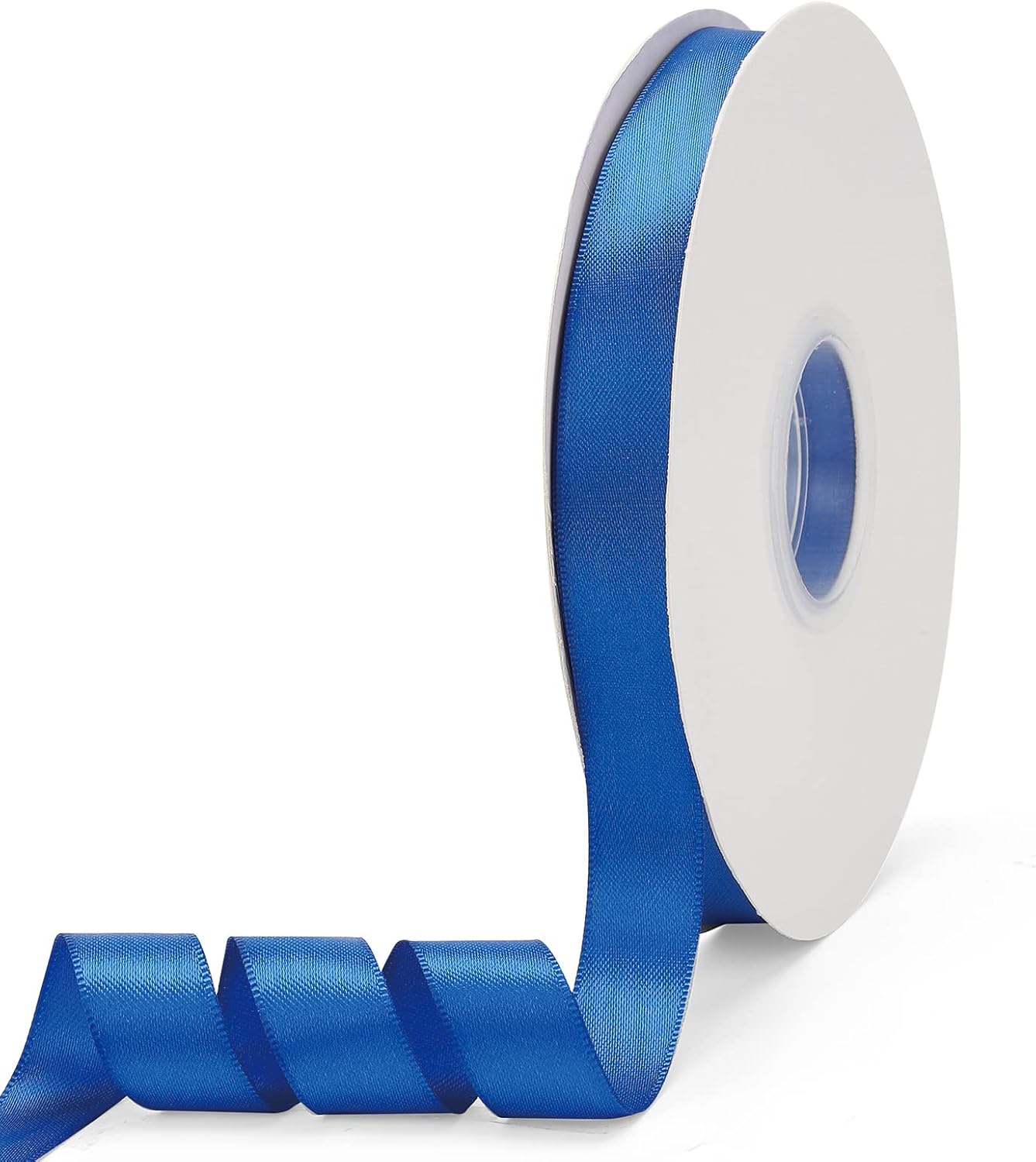 Amazon.com: Ewaymado Solid Color Royal Blue Double Faced Satin Ribbon 5 ...