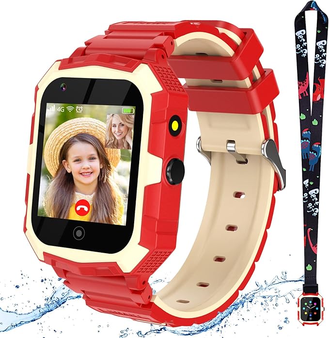 Amazon.com: 4G Kids Smart Watch with GPS Tracker and Calling, HD Touch ...