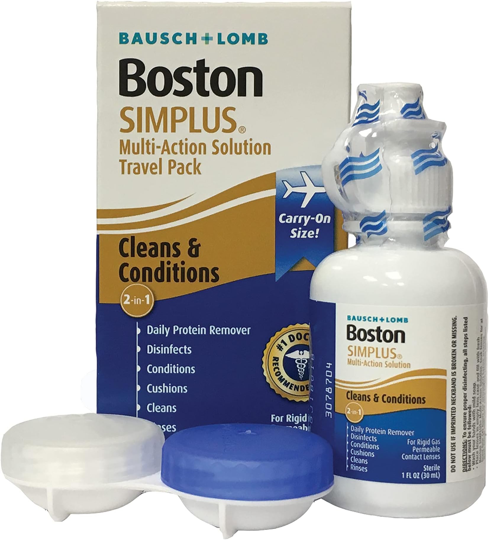 Amazon.com: Boston Simplus Multi-Action Solution Travel Kit and Lens ...
