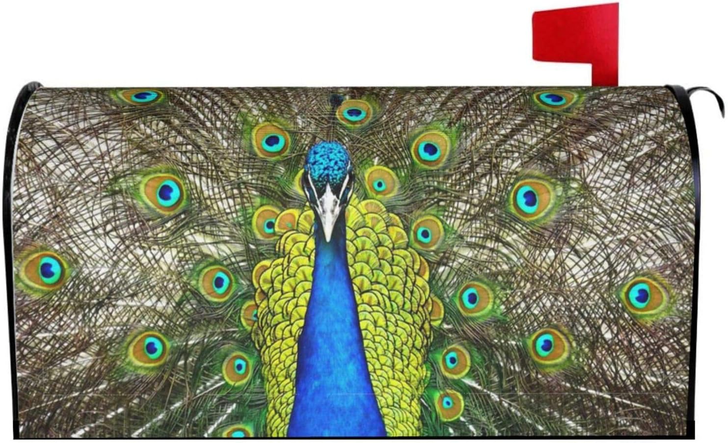Amazon.com: Foruidea Fun Animal Peacock Mailbox Covers Magnetic Mailbox ...