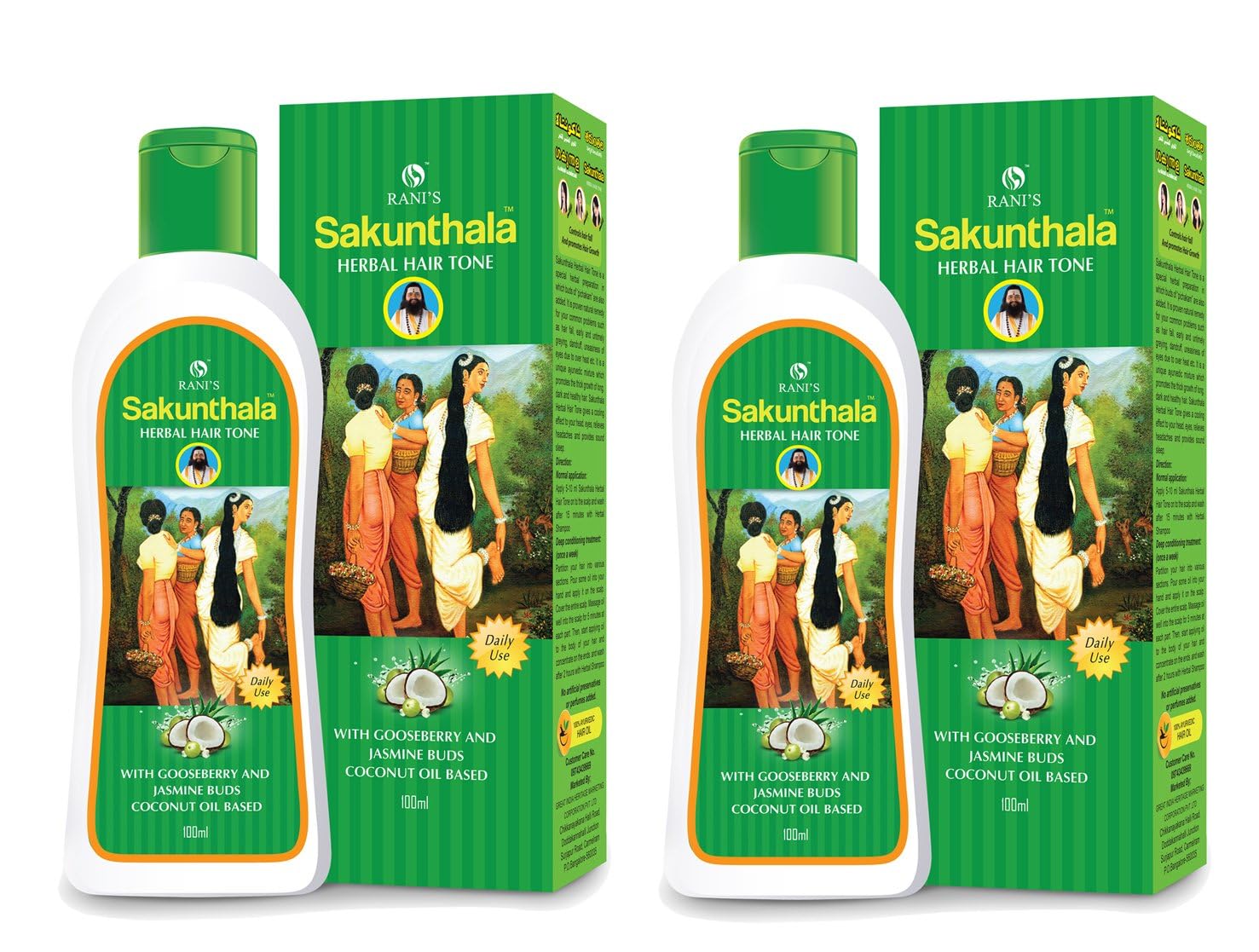 Buy Sakunthala Herbal Hair Tone with Gooseberry, Jasmine Buds & Coconut ...