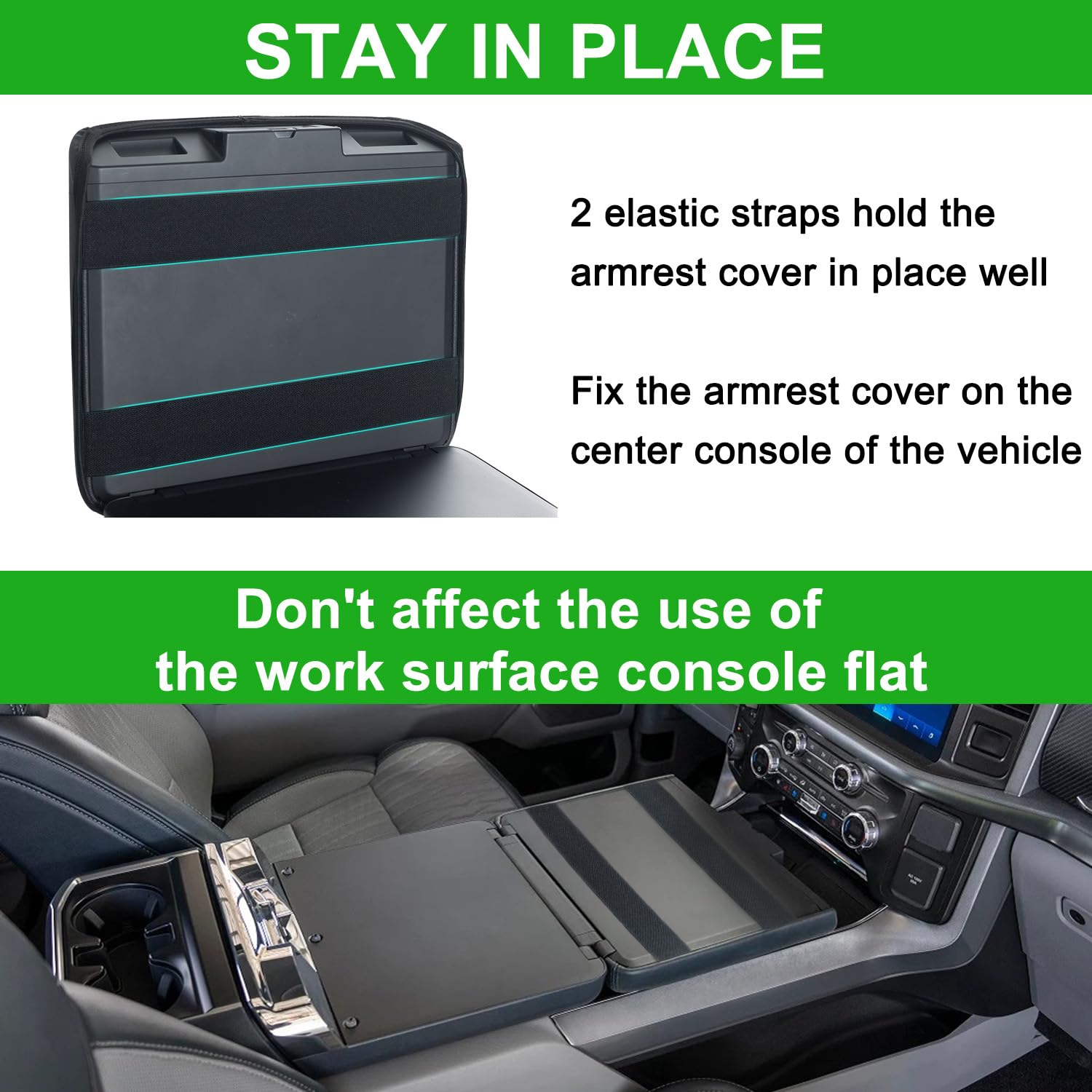 Snapklik.com : PIMCAR Center Console Cover For 2021-2024 Ford F150 ...