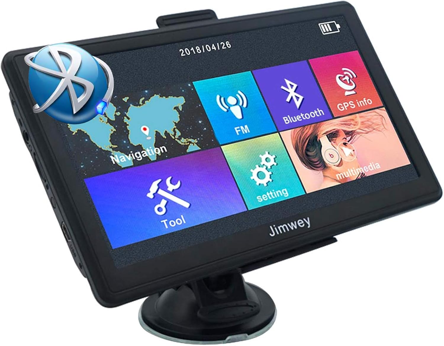 SAT NAV GPS Navigation System 7 Inch Bluetooth Latest 2019 Map 8GB ...