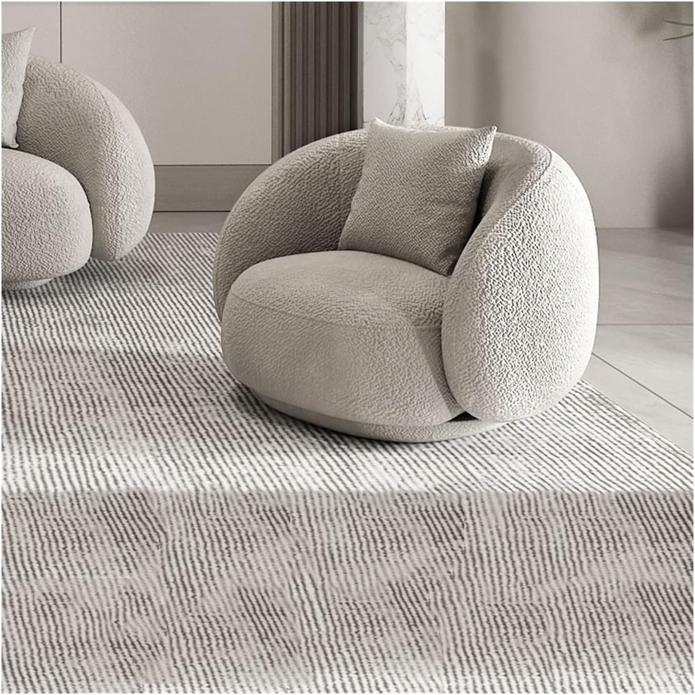 Amazon.com: RUHONG Couch for Living Room Modern Living Room Curved Sofa ...