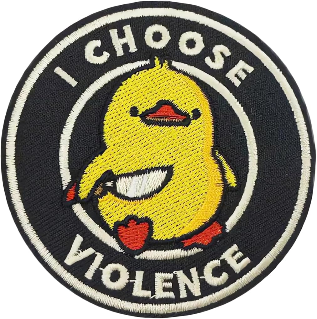 Amazon.com: Blimark 1 Pcs I Choose Violence Morale Tactical Patch, 3 ...