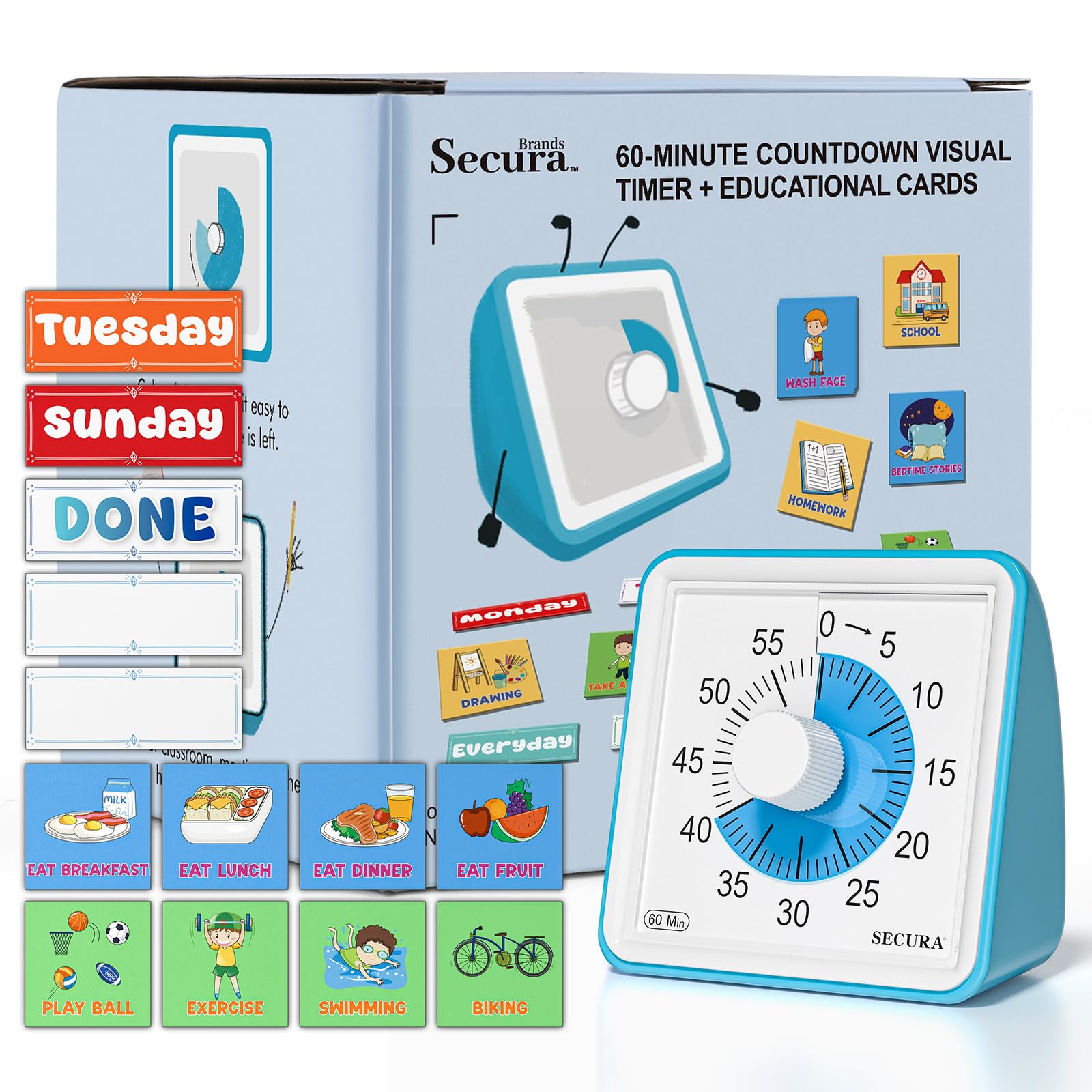 Snapklik.com : Secura Montessori Time Schedule Tasks, Special Education ...