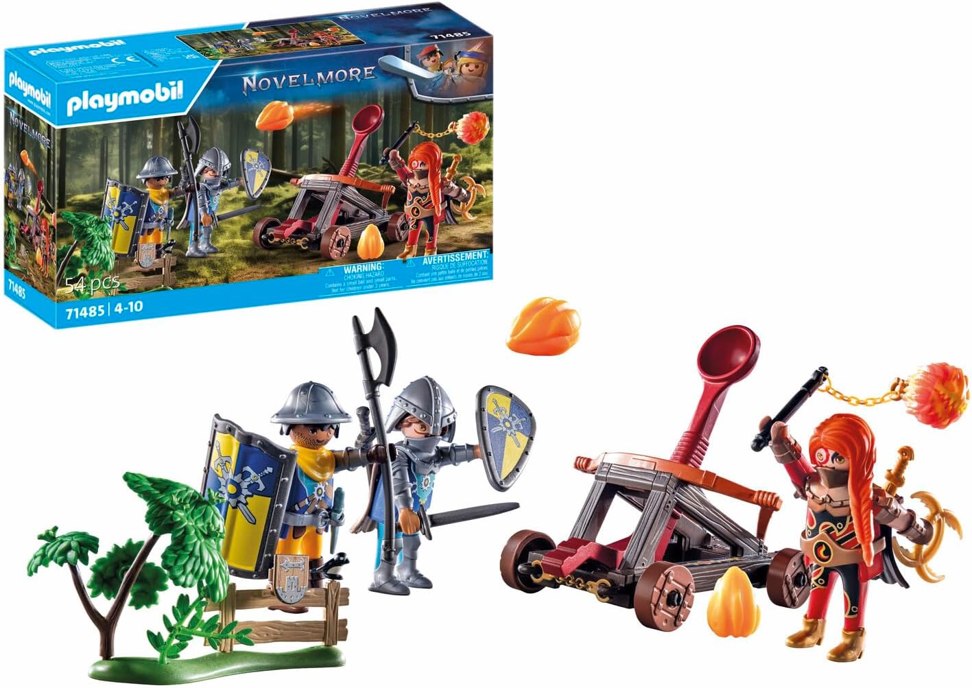 PLAYMOBIL Novelmore 71485 Hinterhalt am Wegesrand, spannendes Duell ...