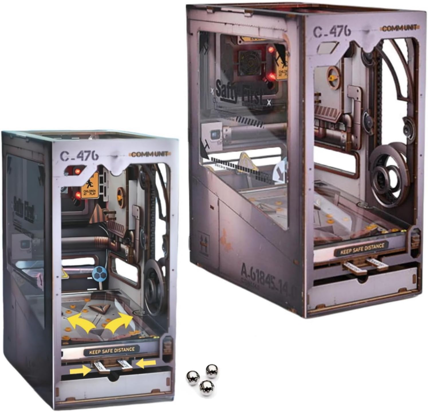 Amazon.com: KingStora Cyberpunk LED tech Alien Hub DIY 3D Puzzle Book ...