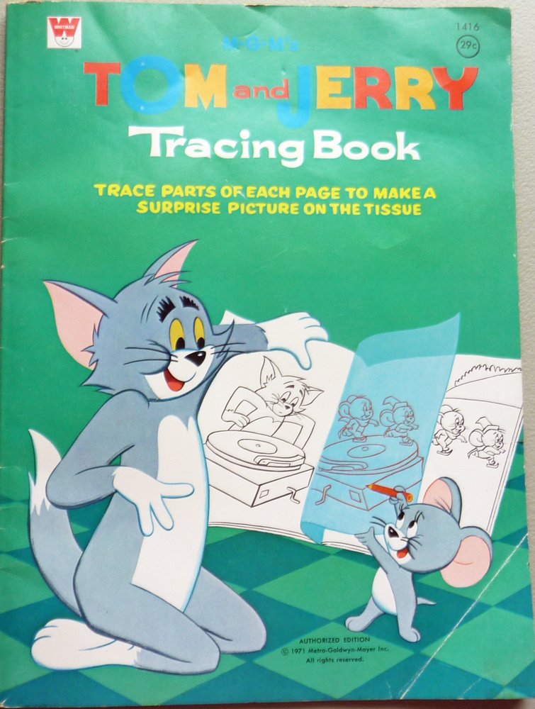 M-G-M's Tom and Jerry Tracing Book - Whitman Publishing - 1971: Whitman ...
