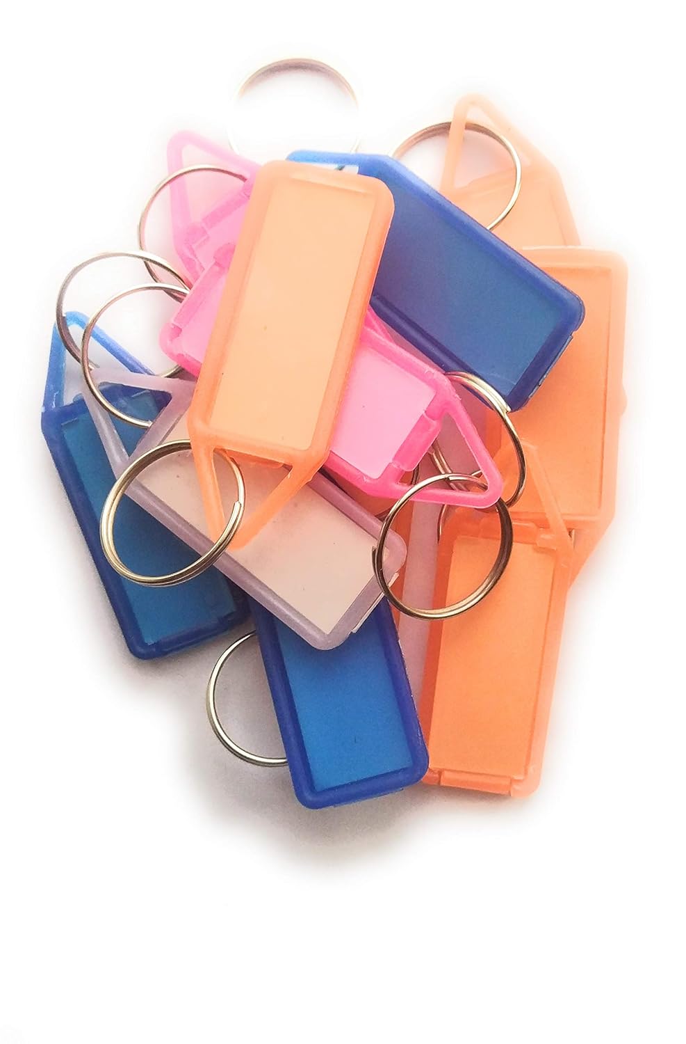 HATSOFF Tag Label Key Chain Writable Key Ring (50 Piece) : Amazon.in ...