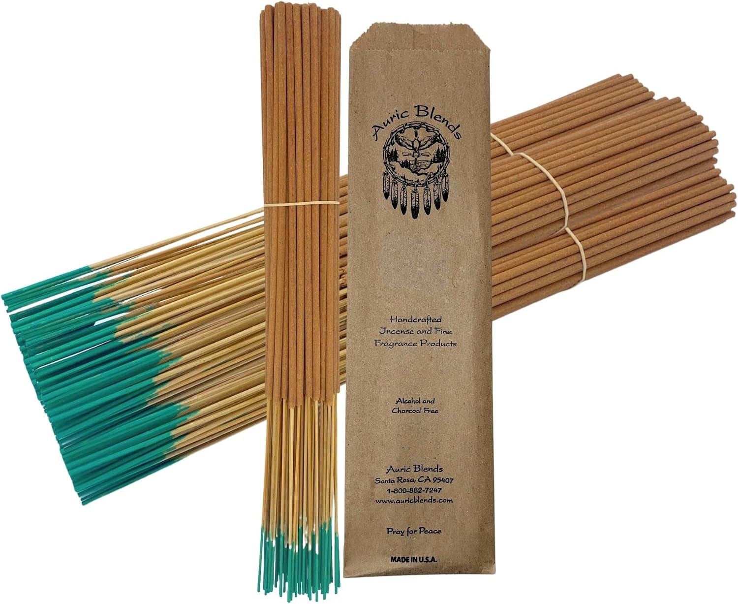 Amazon.com: Auric Blends Dragons Blood Hand Dipped Incense Sticks, 11 ...