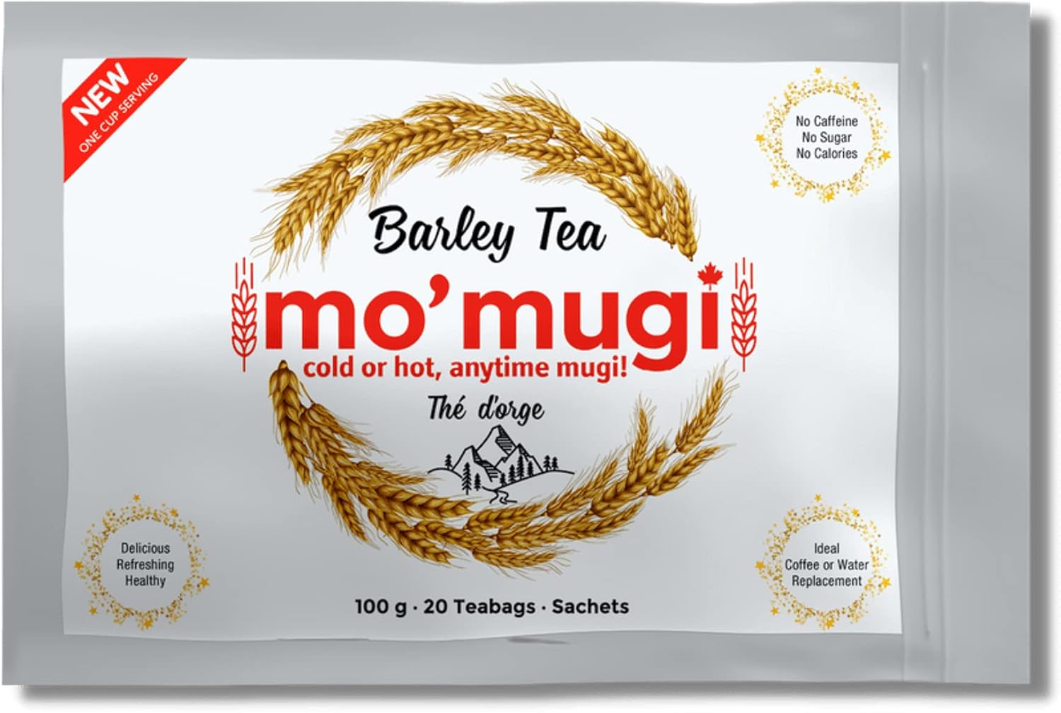 mo'mugi Canadian Barley Tea, BC Barley, 100% Natural & Made in Canada ...
