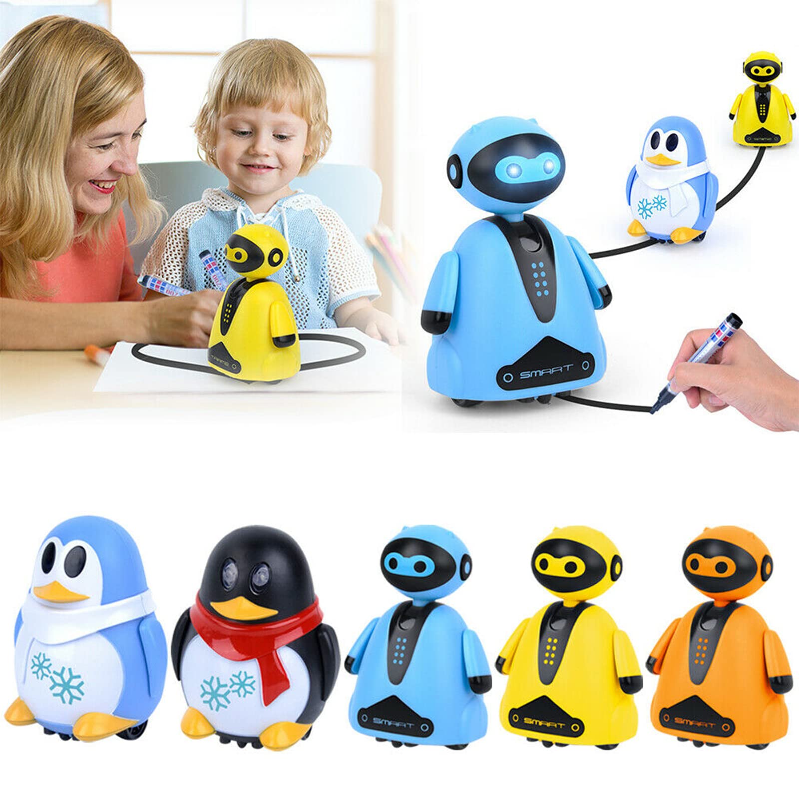 Buy Smart Pen Tracing Robot, Magic Inductive Robot Toys, Tracer Bot Toy ...