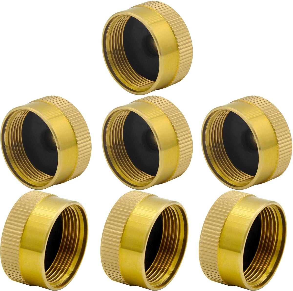 Amazon.com: YOUHO 4pcs Brass Refill Cap 1 LB Propane Bottle Cap Gas ...