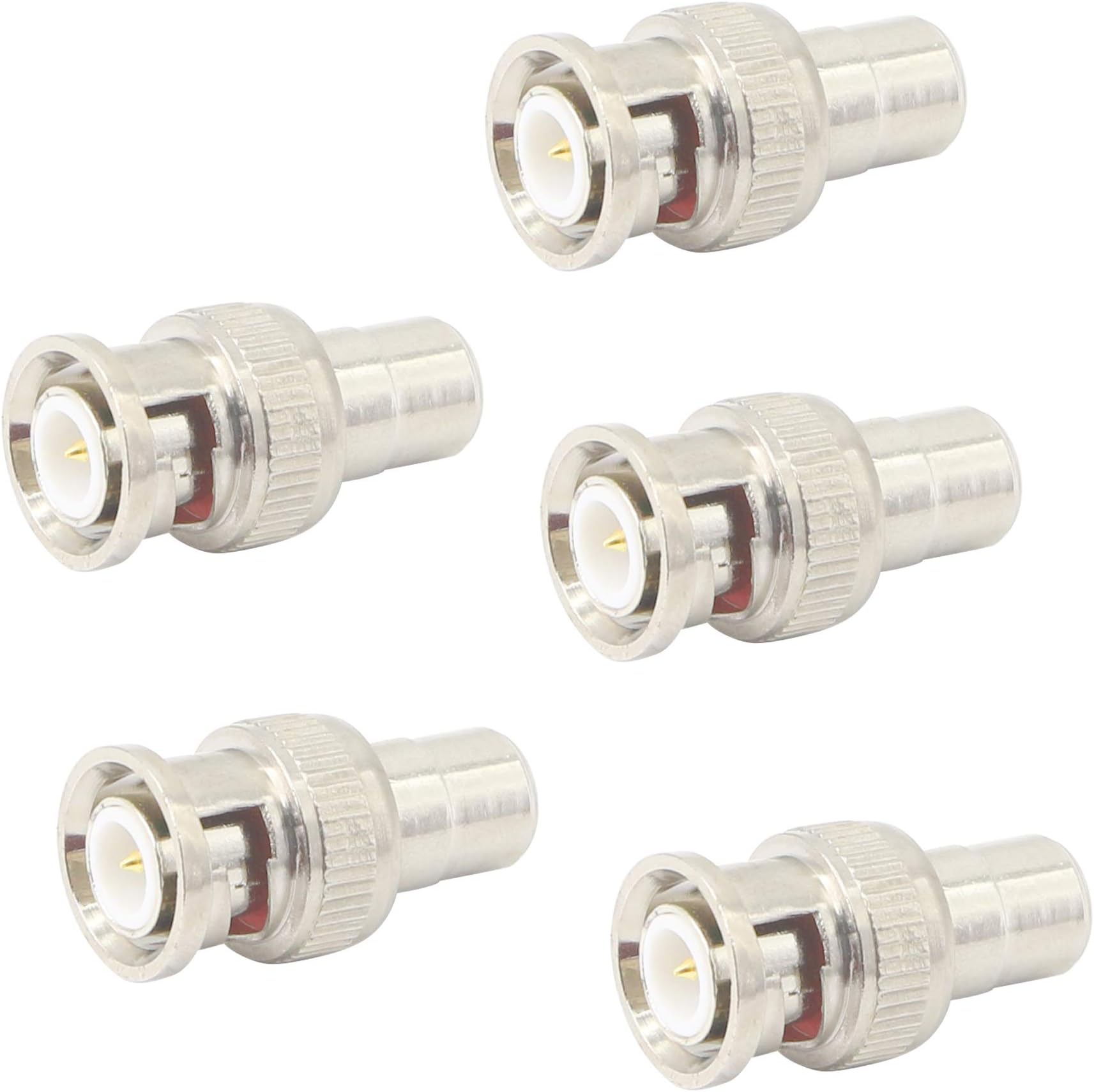 Amazon.com: BNC Male to RCA Female Phono Adapter CCTV Power Coax ...