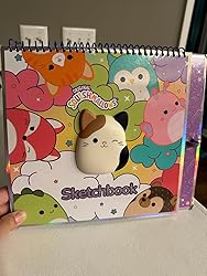 Amazon.com: Original Squishmallows Sketchbook, Over 20 Stationery ...