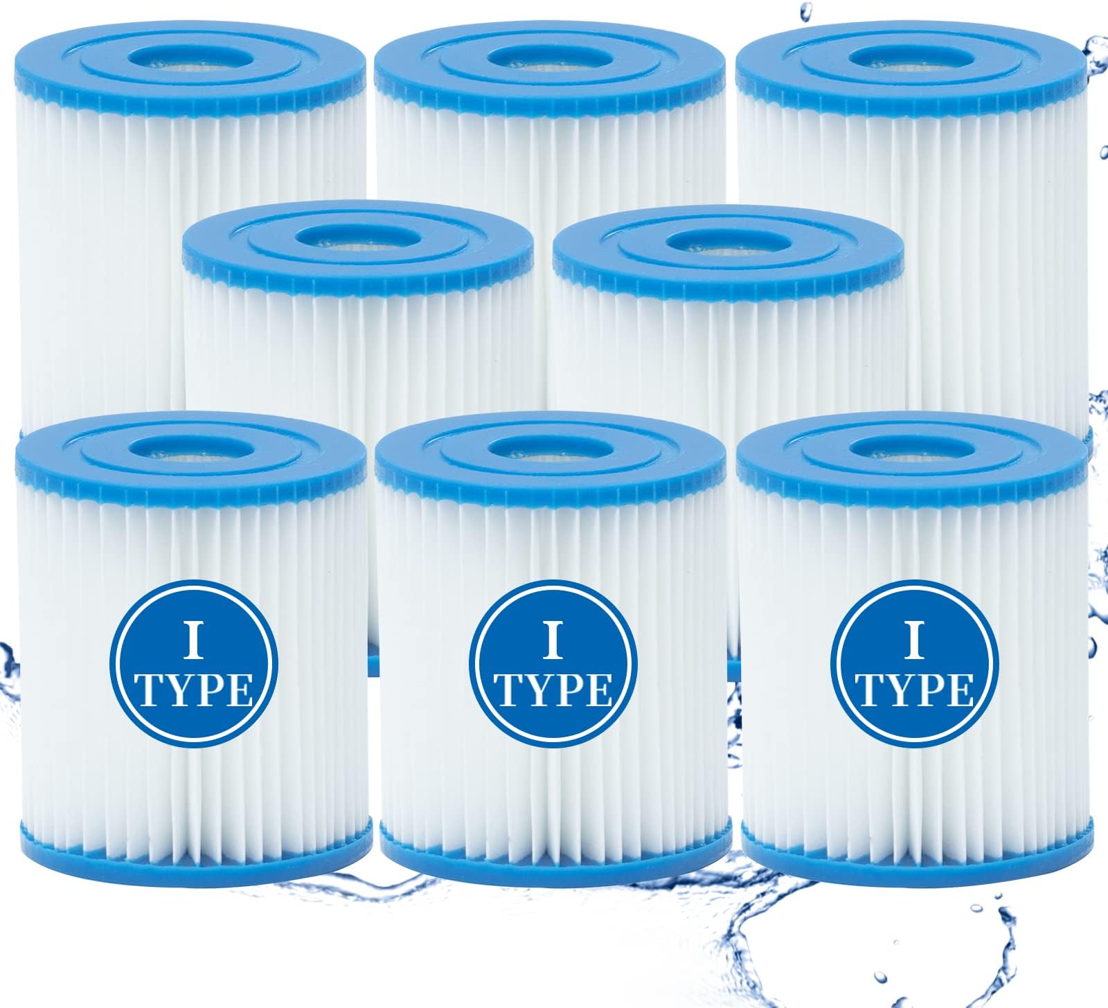Amazon.com : Intex Corp Type B Pool Filter Cartridge (6pk) - 59905 ...