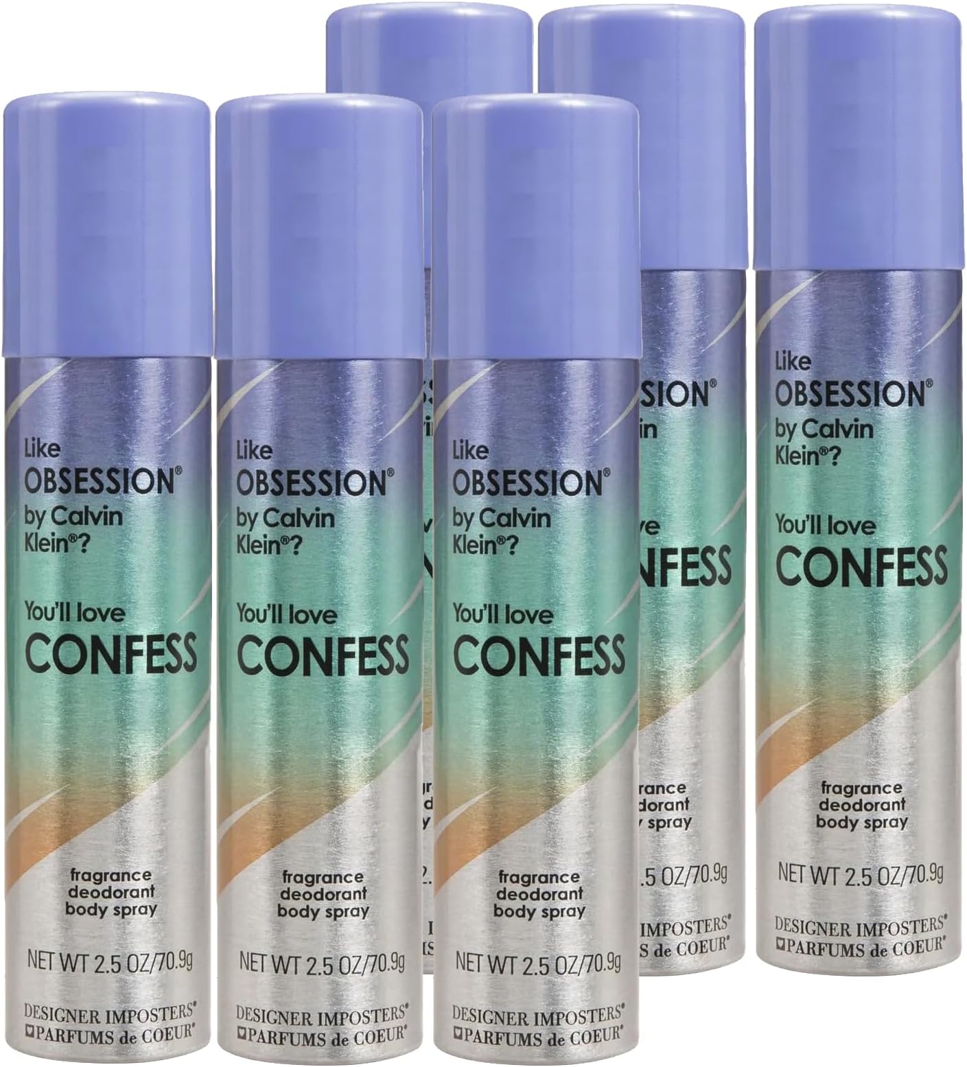 Amazon.com : Parfums De Coeur Confess Fragrance Deodorant Body Spray 2. ...