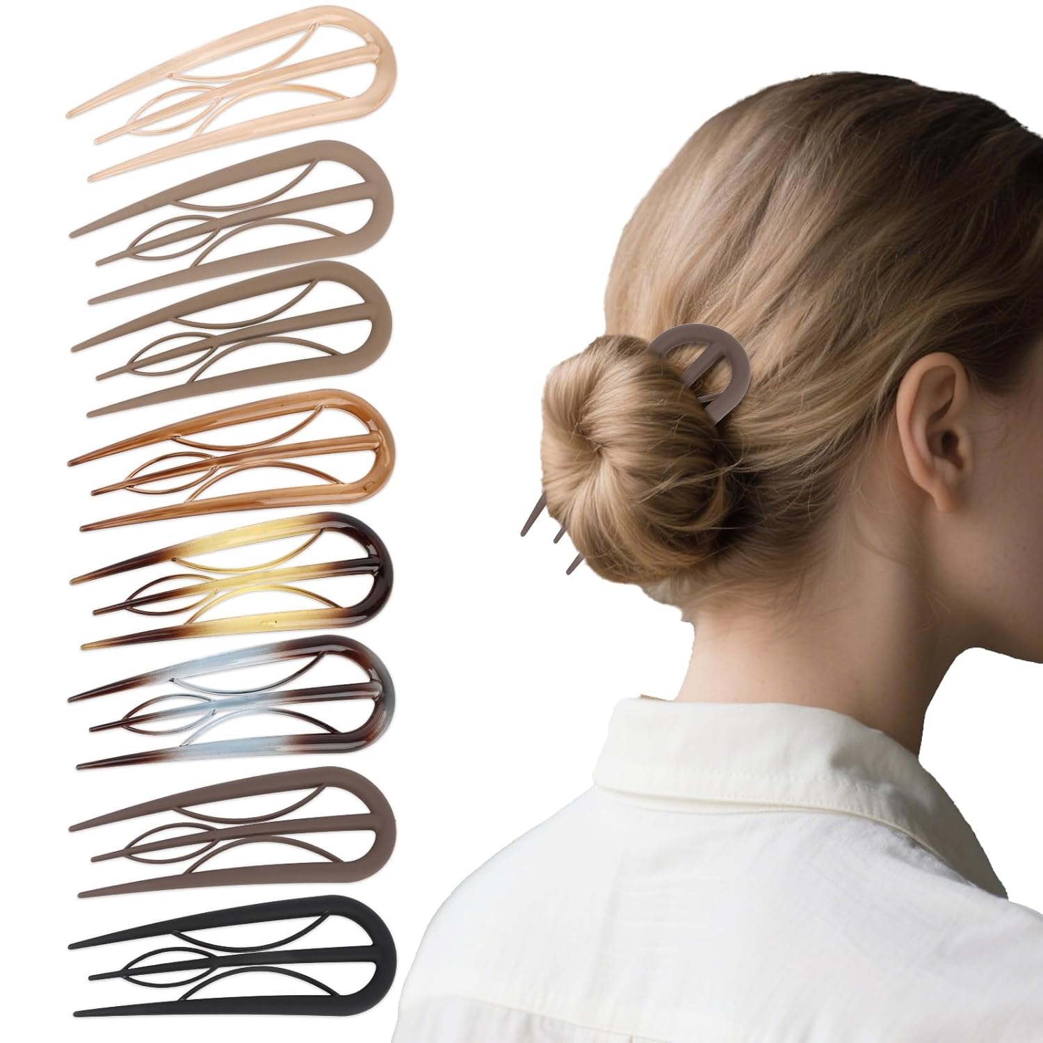 Amazon.com : French Hair Clips French Hair Pin for Thick Hair and Thin ...