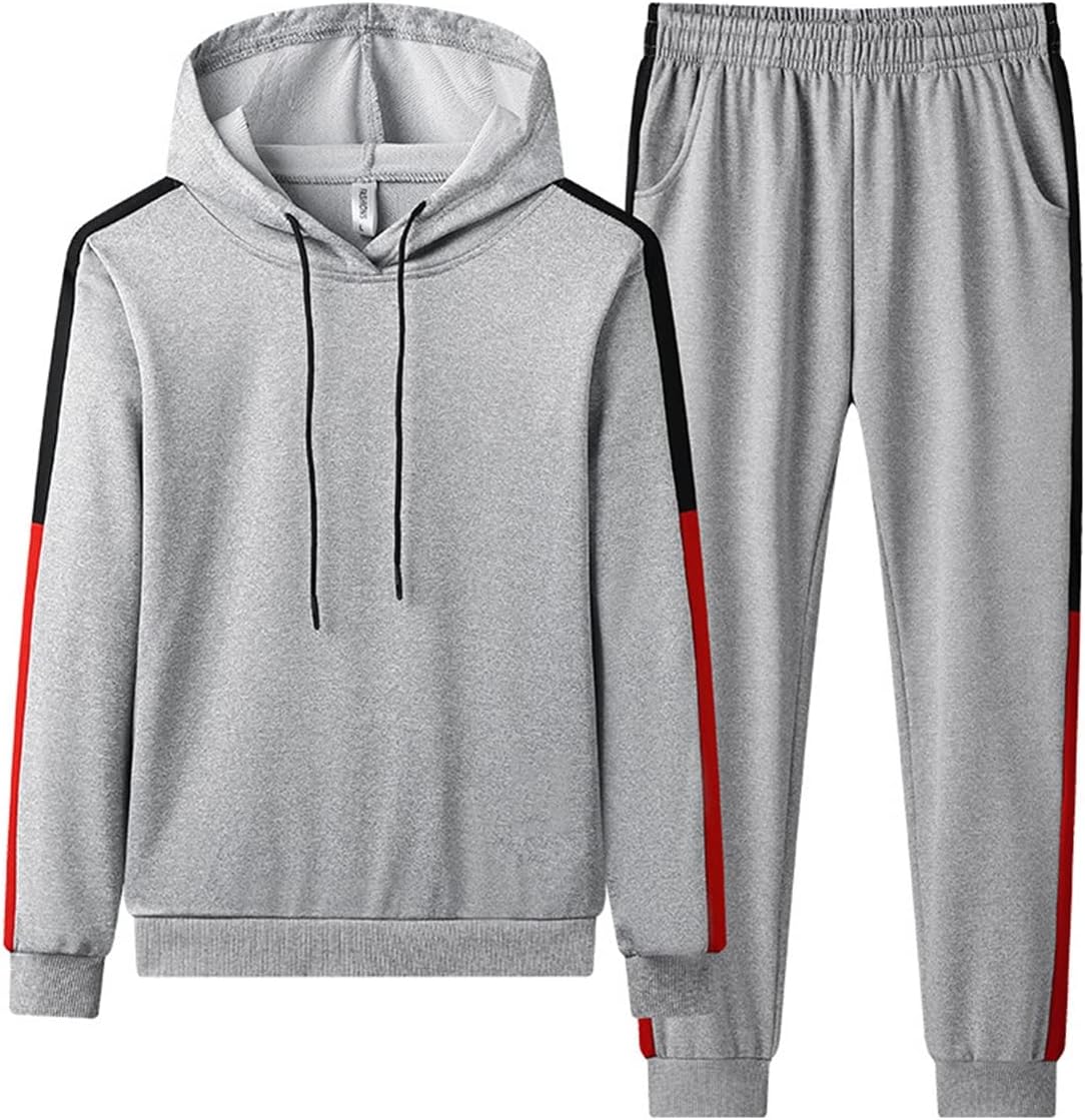 Amazon.com: Mens Jogging Suits Sets,2 Piece Athletic Jogging Casual ...