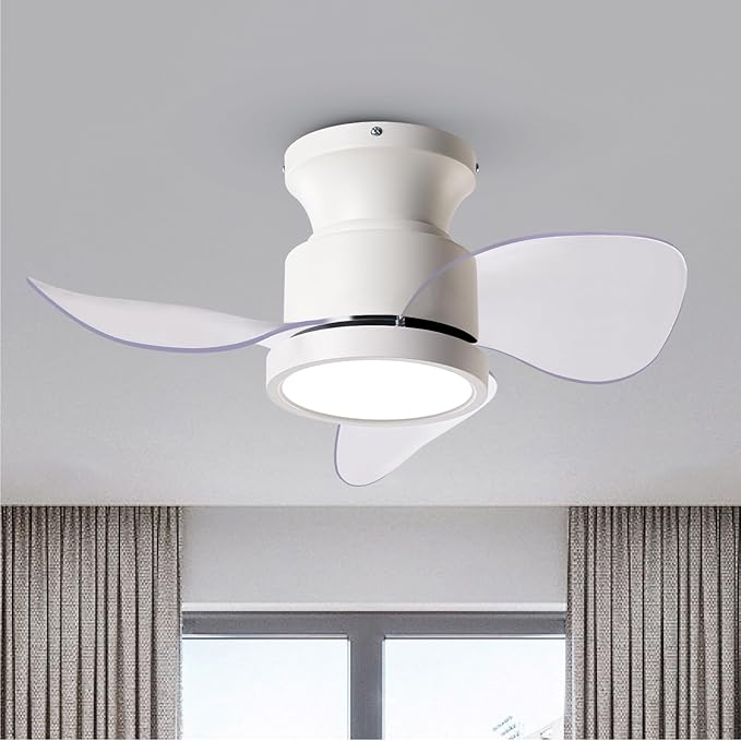 Amazon.com: Roomratv Ceiling Fans with Lights 22 inch Quiet Ceiling Fan ...