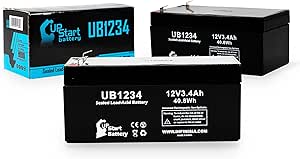 Amazon.com: 2 Pack Replacement for APC Back-UPS 350 BE350U Battery ...