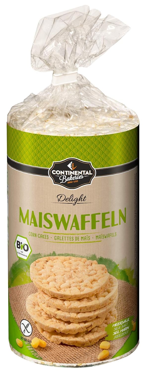 Bio Maiswaffeln mit Meersalz, glutenfrei, 120 g : Amazon.de ...