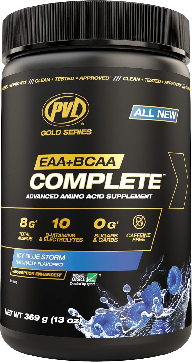 PVL EAA + BCAA completo Pre, Intra o después del entrenamiento EAABCAA ...