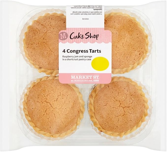 Morrisons 4 Congress Tarts : Amazon.co.uk: Grocery
