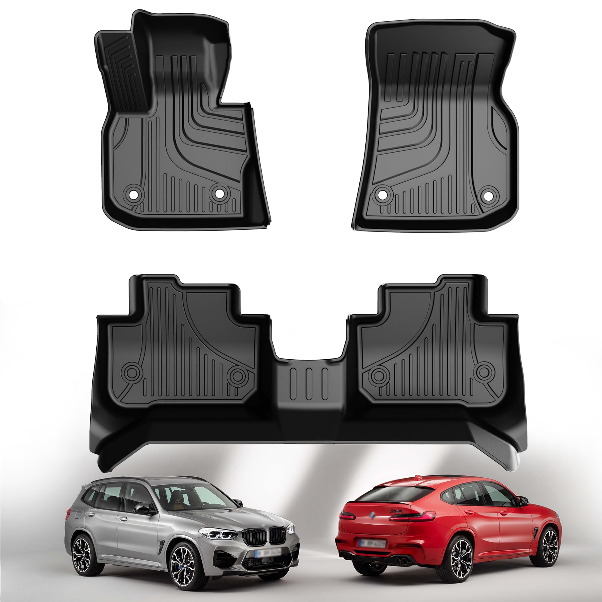 Original Floor Mats for 2019-2024 BMW X3/X4 - IKABEVEM Custom Fit Floor ...