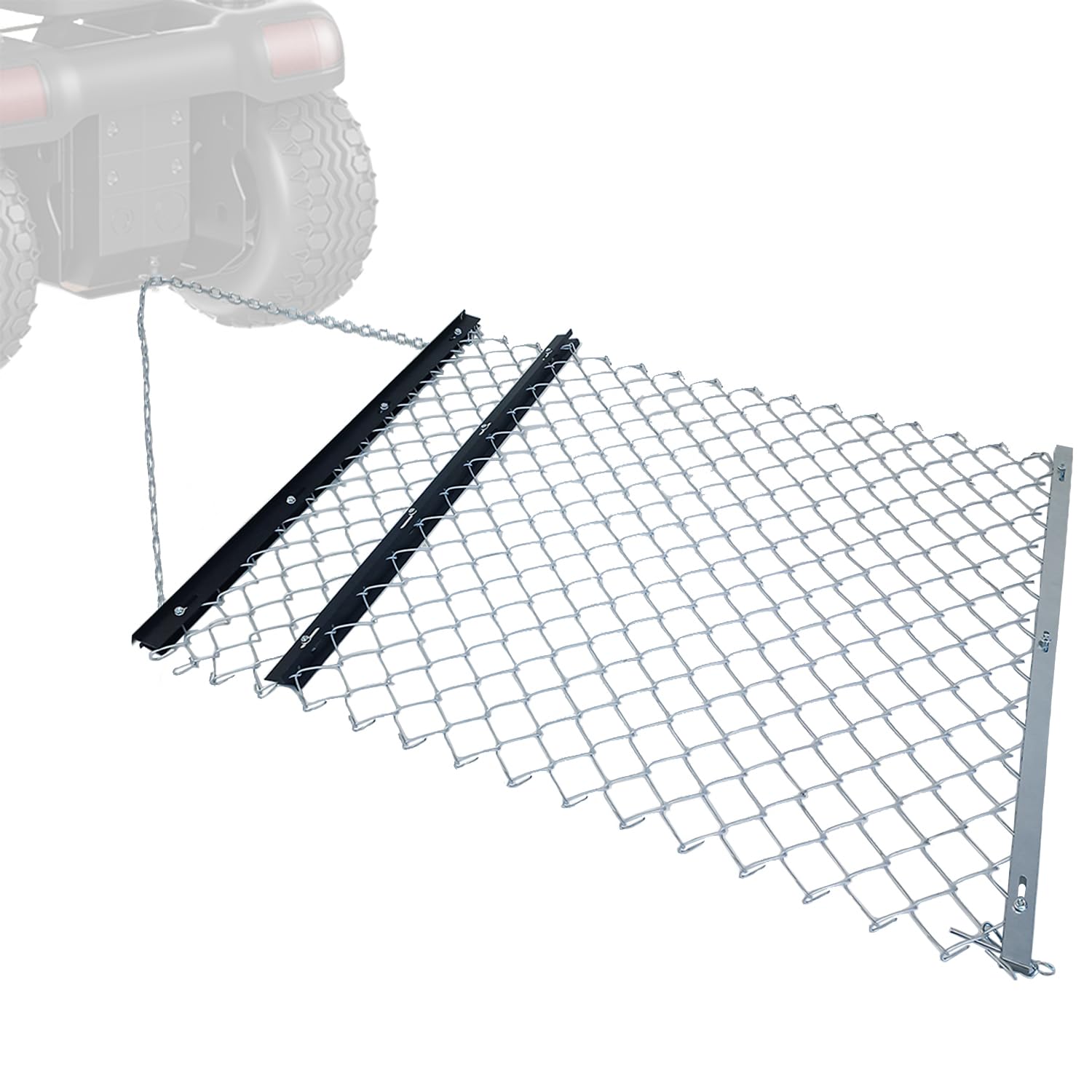 Amazon.com : QVQE 4' x 5' ATV Drag Harrow, Chain Harrow for Landscape ...
